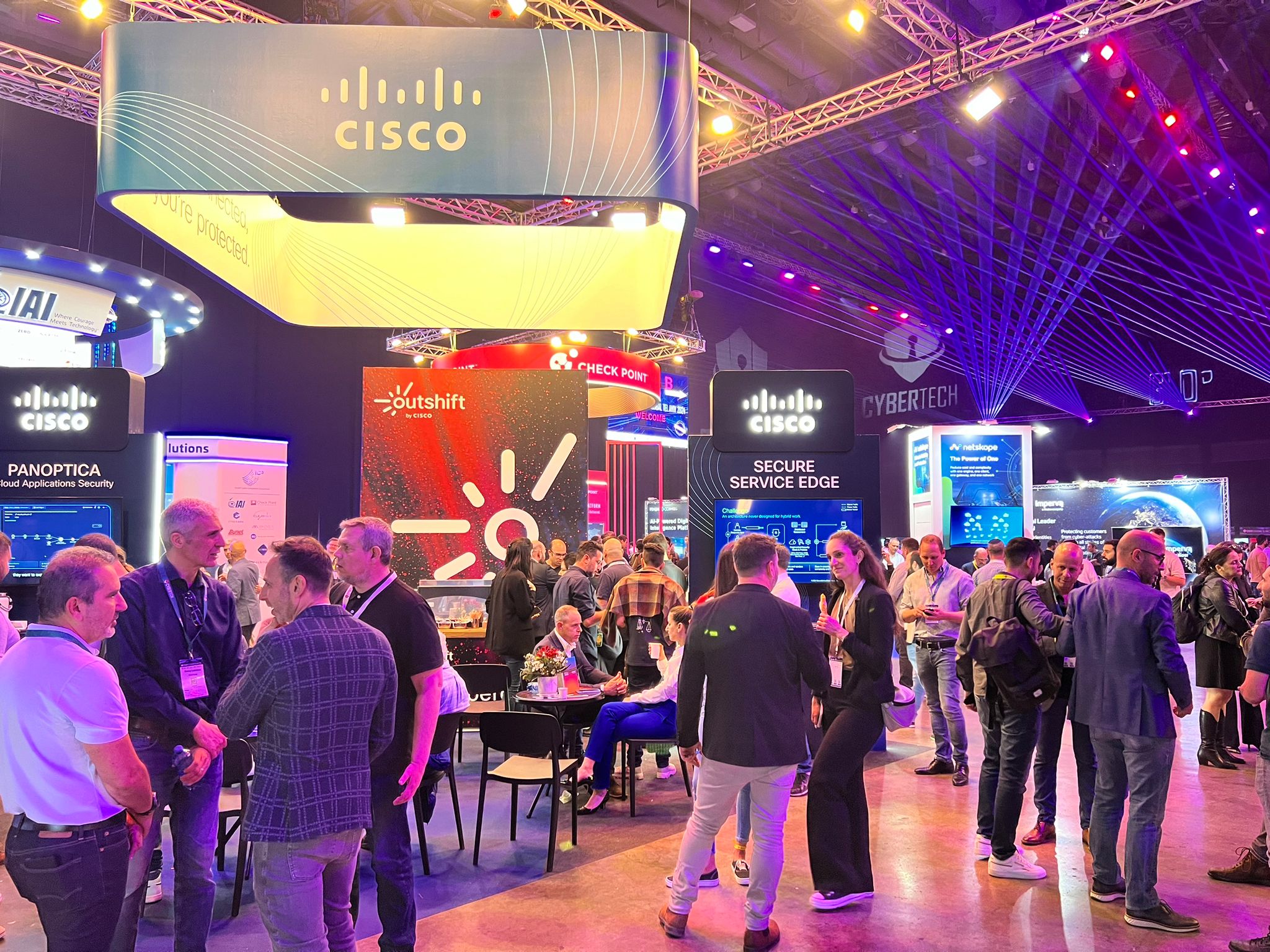 Cisco Booth at Cybertech Tel Aviv 2024 - Limon Design